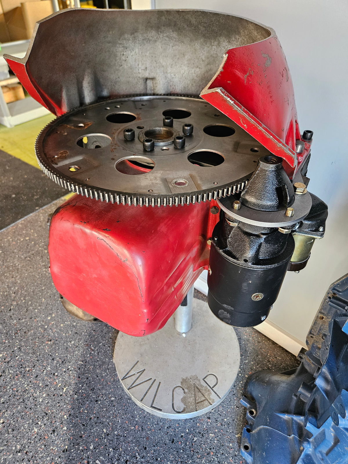 CH501 STARTER PLATE KIT FOR 1955-56 CHEVY V8 TO LATE MODEL TRANSMISSIO ...